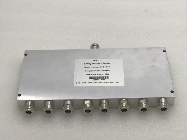 UHF 400-470MHz 8 way Wilkinson Power Combiner - Xinlun Communications