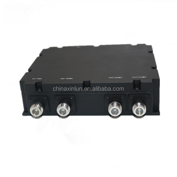 4 In 1 Out RF Passive Combiner or Quadplexer for Telecom Application ...