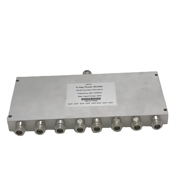 UHF 400-470MHz 8 way Wilkinson Power Combiner - Xinlun Communications